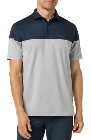Travis Mathew Full Round Performance Polo - Total Eclipse
