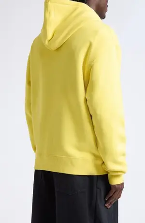 JW Anderson Cowboy Graphic Zip Hoodie - Lemon