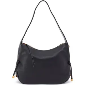 Hobo Kori Leather Shoulder Bag - Black