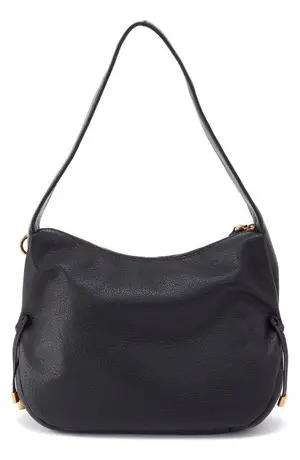 Hobo Kori Leather Shoulder Bag - Black