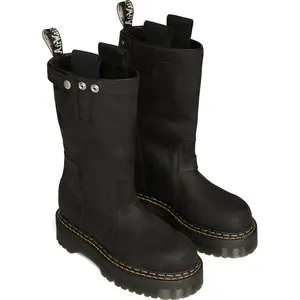 Rick Owens X Dr. Martens Quad Sole Pull-on Boot - Black