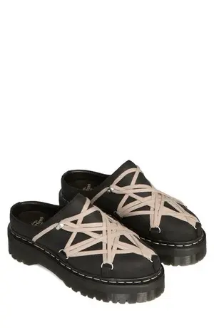 Rick Owens X Dr. Martens Quad Sole Megalace® Mule