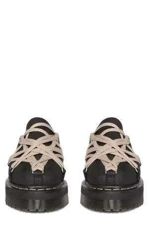 Rick Owens X Dr. Martens Quad Sole Megalace® Mule
