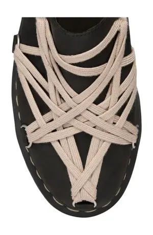 Rick Owens X Dr. Martens Quad Sole Megalace® Mule