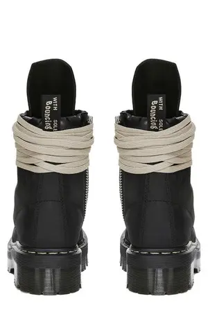 Rick Owens X Dr. Martens Quad Sole Steel Toe Boot