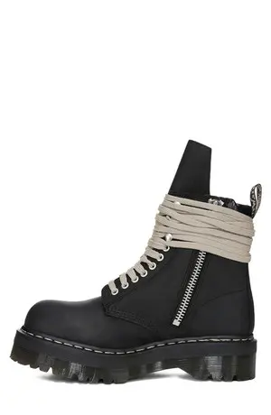 Rick Owens X Dr. Martens Quad Sole Steel Toe Boot