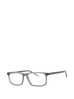 Hugo Rectangular-frame Glasses - Grey