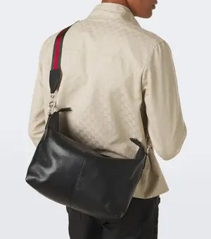 Gucci Brera Medium Leather Crossbody Bag