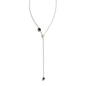 STONE FRUIT Baby Bolo Necklace - Silver