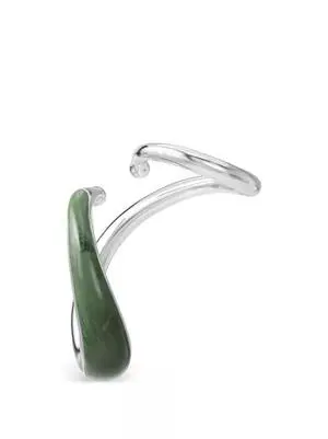 Charlotte Chesnais Jade Mirage Blow Ear Cuff - Silver