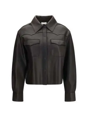P.a.r.o.s.h Leather Jacket - Black
