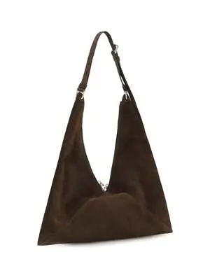 Moschino Suede Hobo Tote Bag