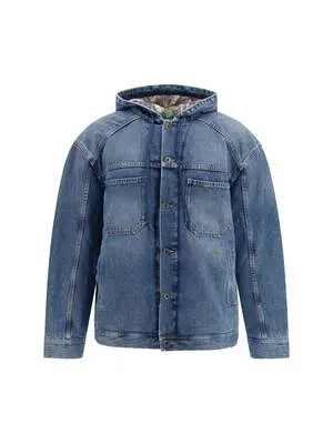 Off-White Bookish Padded Denim Jacket