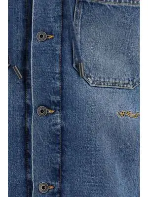Off-White Bookish Padded Denim Jacket