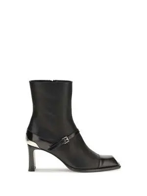 Alexander Mcqueen Zip Up Booties For Women