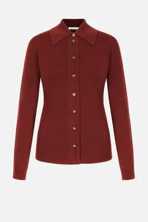 EMILIA WICKSTEAD Reno Knit In Chestnut Cashfeel - Brown