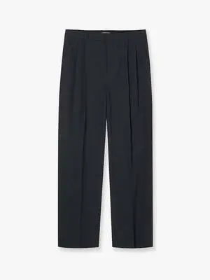 DUNST Tailored Trousers With Pleats - Grey