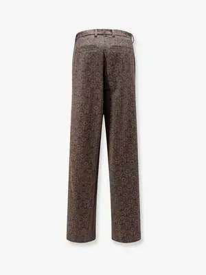Dries Van Noten Penn Embroidered Viscose Trousers