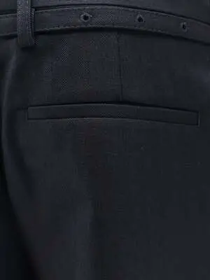 Dries Van Noten Presta Wool Trousers With Belt