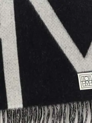 TOTEME Monogram Wool Scarf