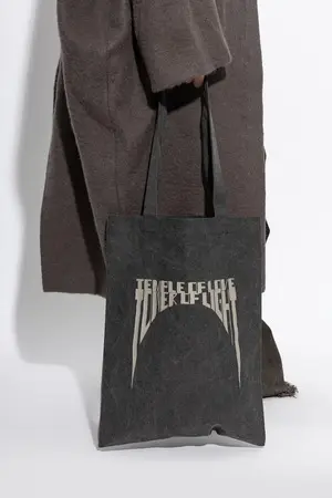 Rick Owens Embroidered Tote Bag - Grey