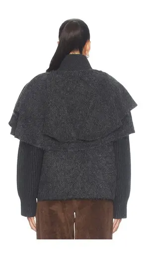 FRAME The Wrap Cape Coat