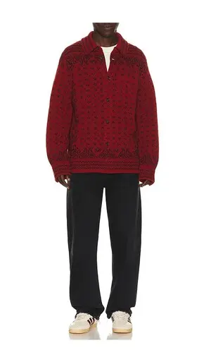 Guest In Residence Wild Rag Work Shirt In Red