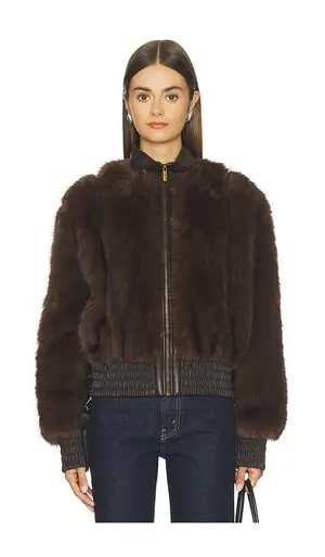 Zimmermann Valiant Faux Fur Jacket