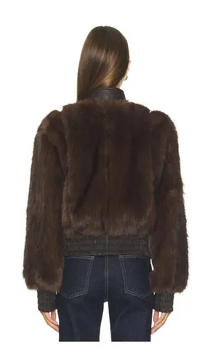 Zimmermann Valiant Faux Fur Jacket