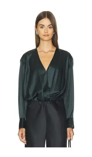 A.L.C. Leanna Top In Green - Botanic