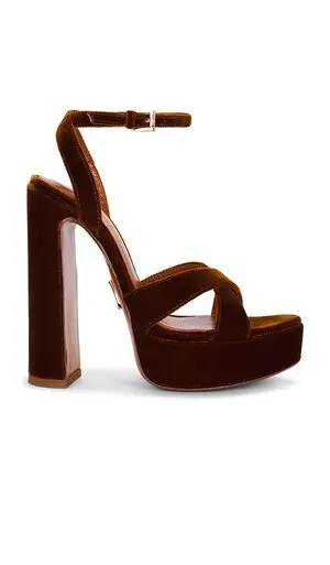 Retrofete Melodia Platform Sandal In Brown - Camel