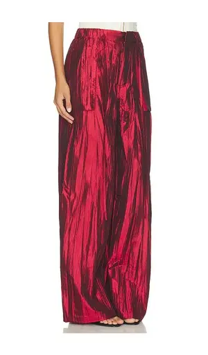KIM SHUI Akdeniz Satin Pant