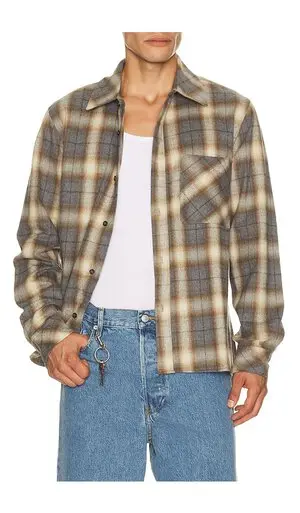 Citizens Of Humanity Cairo Long Sleeve Shirt In Brown