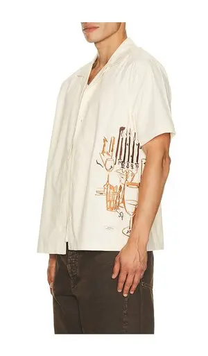 PERCIVAL Walker Boxy Shirt In Cream