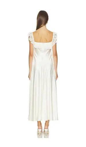 MIRROR PALAIS Sonata Lady Length Dress In Cream