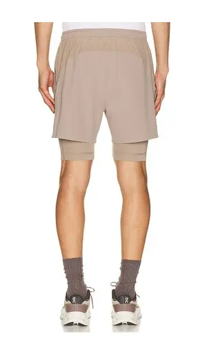 On Train 2-in-1 Shorts In Tan