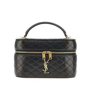 Saint Laurent Leather 'gaby' Mini Bag - Black