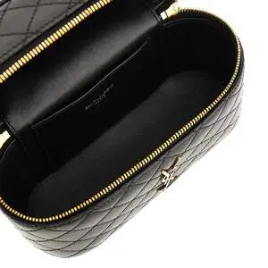 Saint Laurent Leather 'gaby' Mini Bag - Black