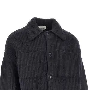 LANEUS Giacca In Maglia Con Effetto Distressed