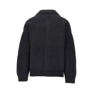 LANEUS Giacca In Maglia Con Effetto Distressed