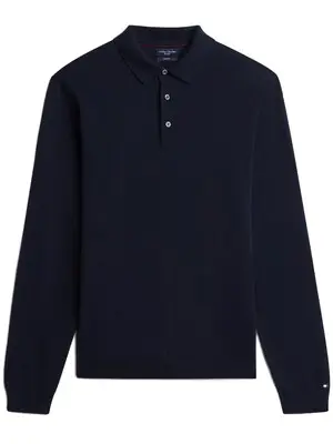 Tommy Hilfiger Long Sleeve Ny Merino Polo