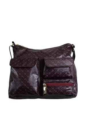 GHERARDINI Monogram Print Crossbody Bag With Multiple Pocke
