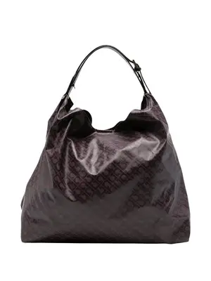 GHERARDINI Monogram Print Shoulder Bag - Red