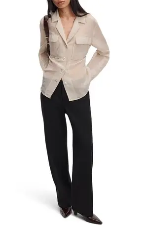 Rag & Bone Cam High Waist Ponte Straight Leg Pants