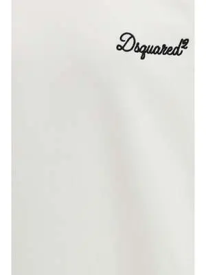 Dsquared2 Logo Cotton Sweatshirt - White
