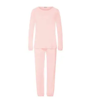 Hanro Cotton Franca Pyjama Set - Nude