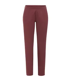 Hanro Modal-silk Grand Central Pyjama Trousers - Red