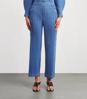 Issey Miyake Cotton Denim Trousers