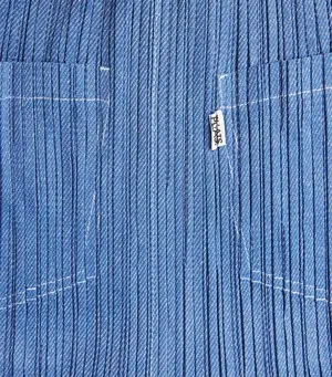 Issey Miyake Cotton Denim Midi Skirt