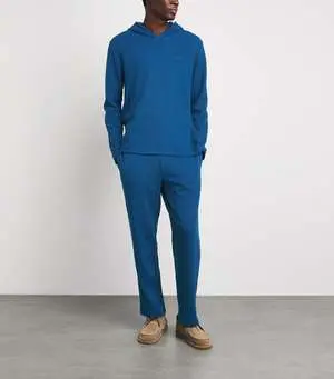 BOSS Waffle-knit Logo Hoodie